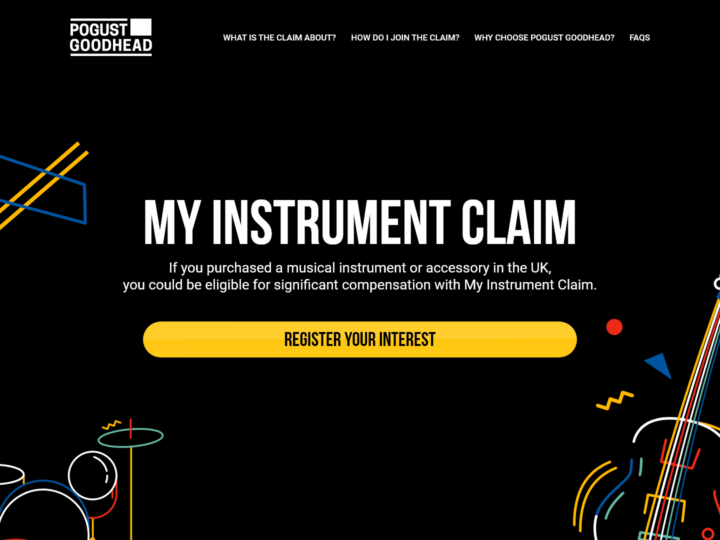 My Instrument Claim - Home